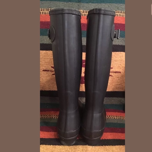 Hunter | Shoes | Hunter Black Waterproof Equestrian Horse Barn Rain ...